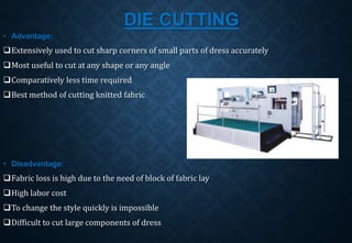Cutting Machine of Garments Sector | PPTX