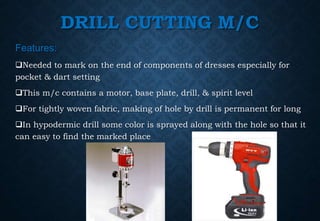 Cutting Machine of Garments Sector | PPTX