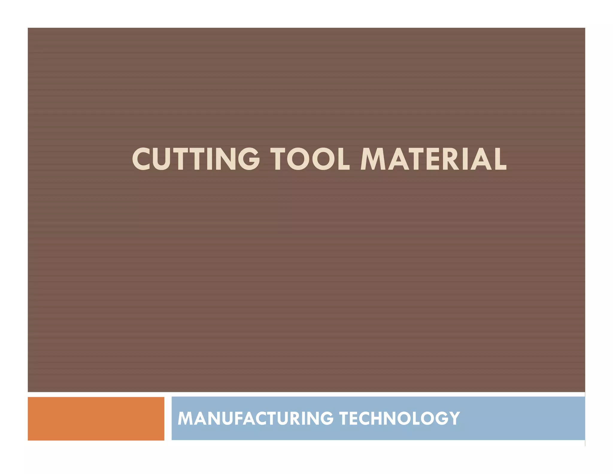 Cutting tool material | PDF