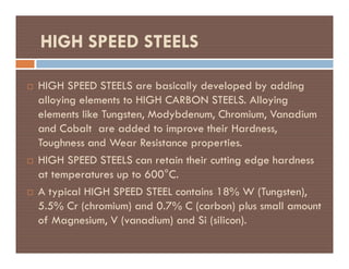 Cutting tool material | PDF