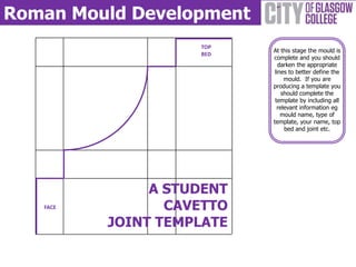 Cutting a cavetto mould | PPTX