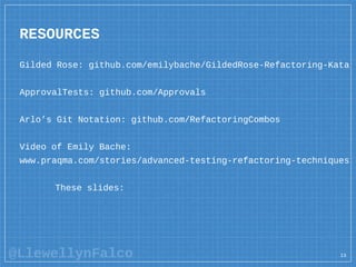 Cutting Code Quickly - LLEWELLYN FALCO | PPT