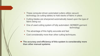 Cutting department | PPTX