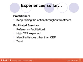 Problem Gambling and CEP: the role of Facilitation | PPT