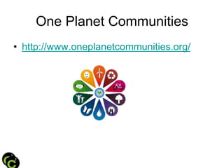 Cutting edge community sustainability, Rocky Mountain Green | PPT