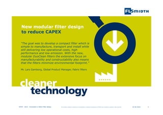 Cutting edge fabric filer design the fl smidth duo clean technology ...