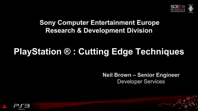 PlayStation: Cutting Edge Techniques | PDF | 3-D Graphics | Computer Software and Applications