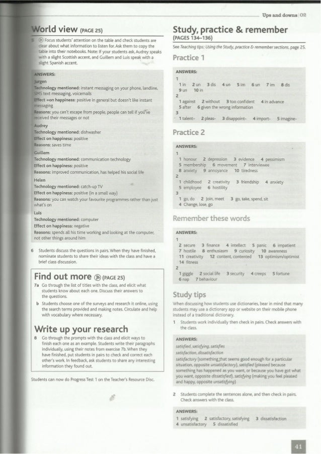 Cutting edge upper intermediate third edition unit 2 video sect