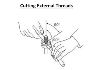 Cutting external threads | PPTX