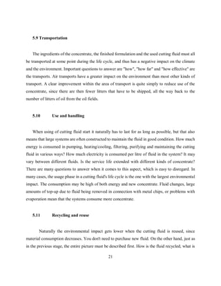 Cutting fluid for machining | PDF