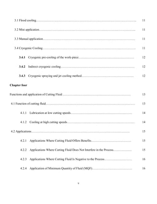 Cutting fluid for machining | PDF