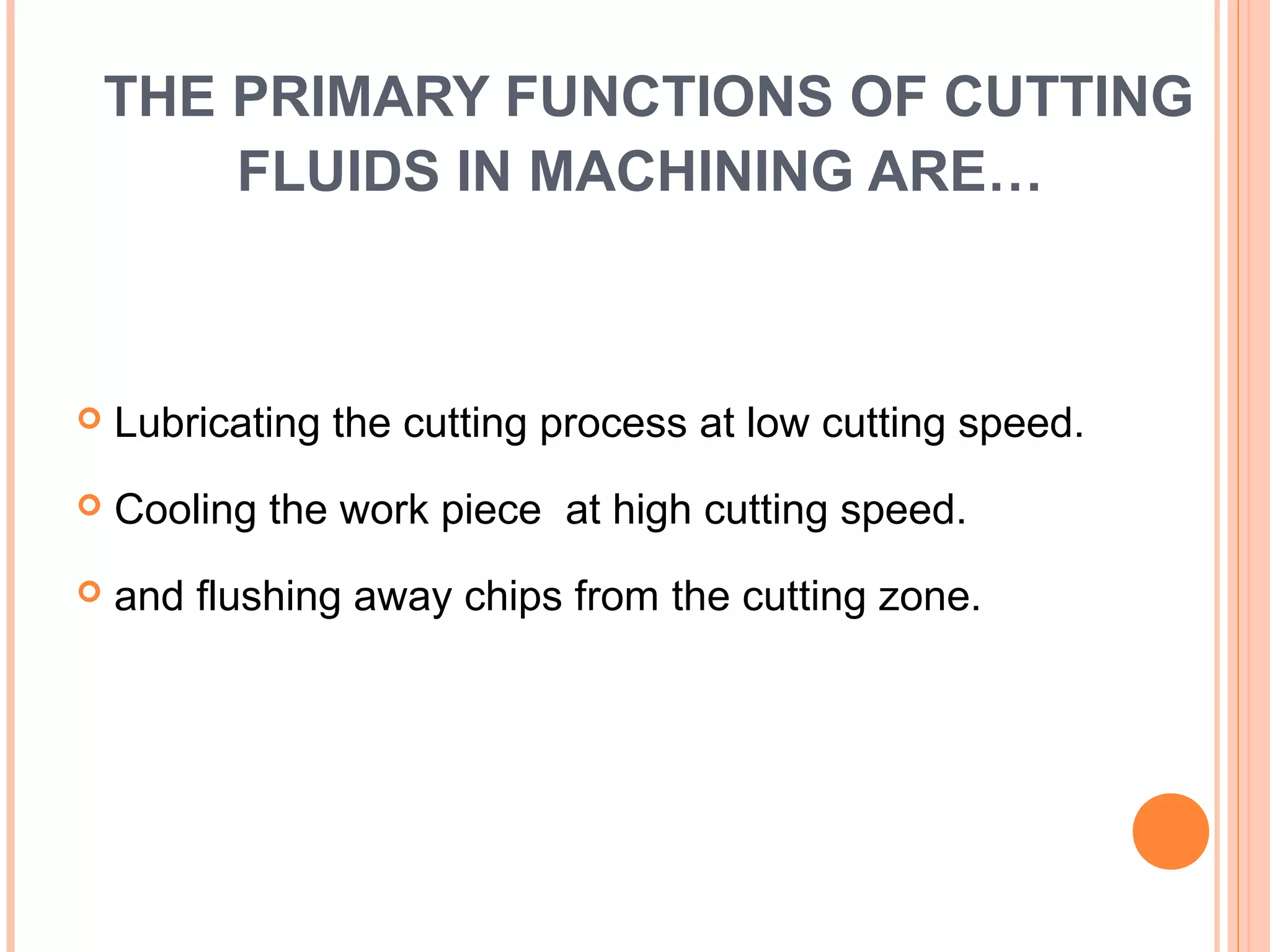 Cutting fluids,Uses,Effects over humans | PPT