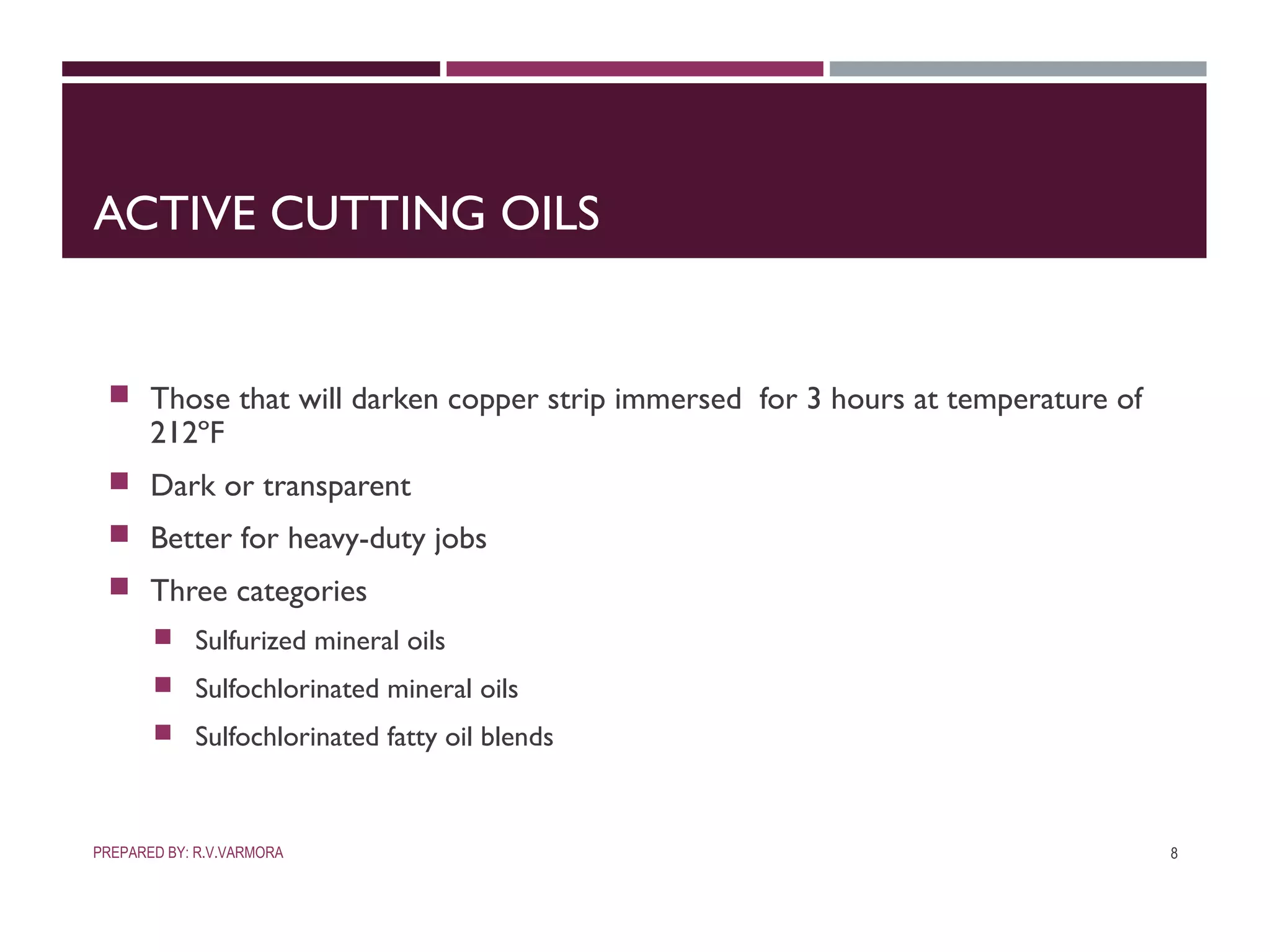 Cutting fluids | PPT