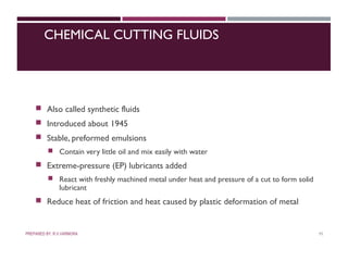 Cutting fluids | PPT