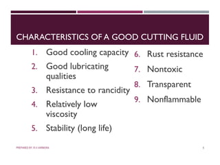 Cutting fluids | PPT