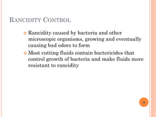 Cutting fluids presentation about cutting | PDF
