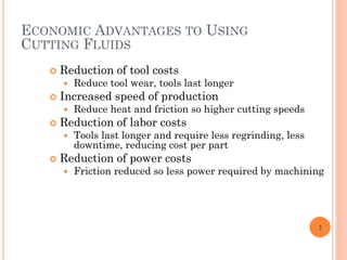 Cutting fluids presentation about cutting | PDF