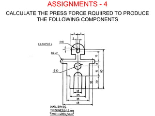 Press tool Design cutting force calculation FORCE.ppt