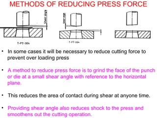 Press tool Design cutting force calculation FORCE.ppt