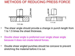 Press tool Design cutting force calculation FORCE.ppt