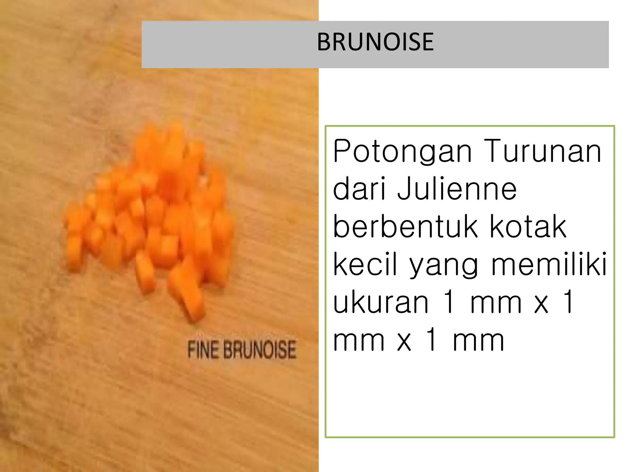 Cutting Method (teknik potongan sayuran ) | PPTX
