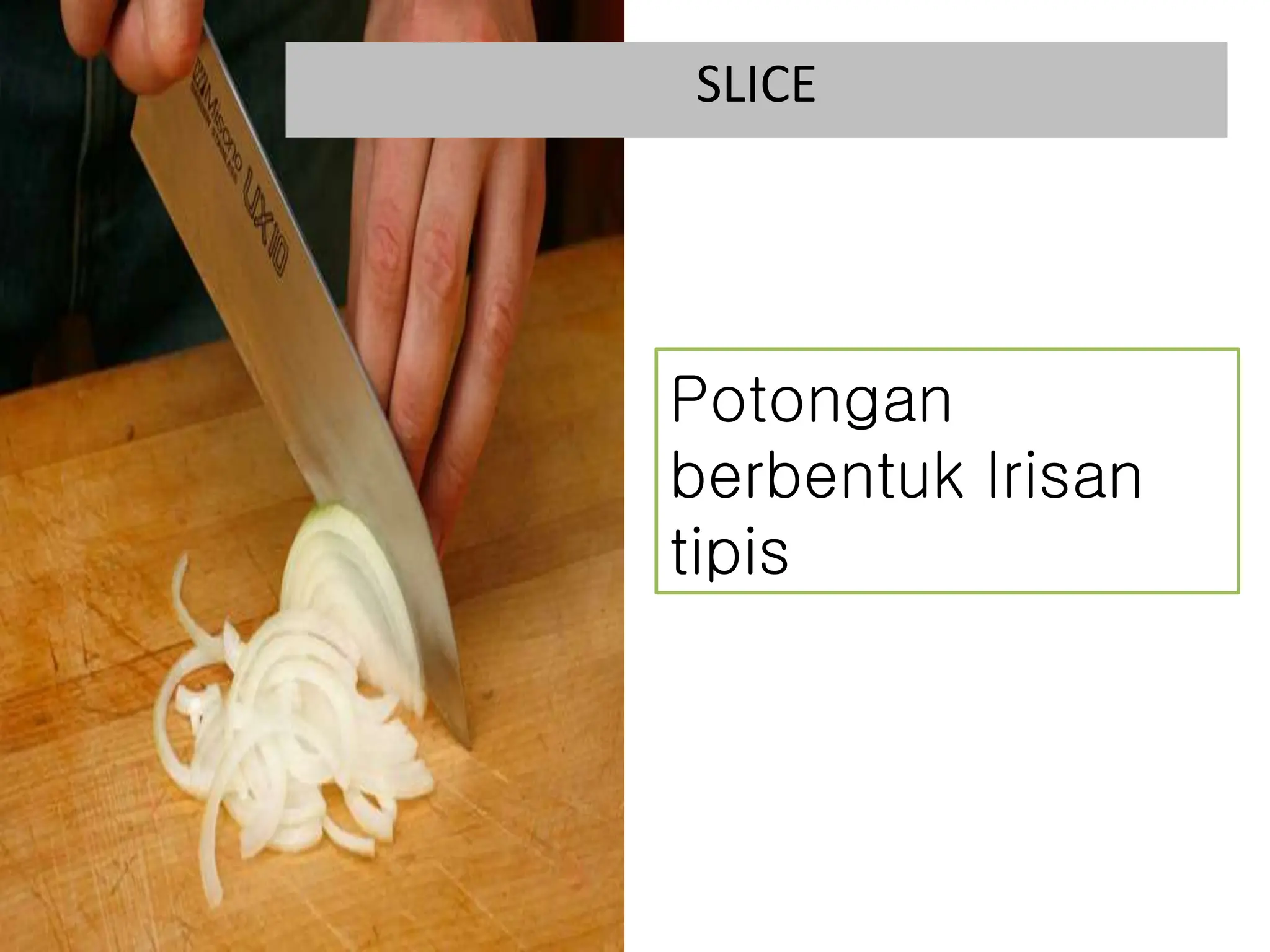 Cutting Method (teknik potongan sayuran ) | PPTX