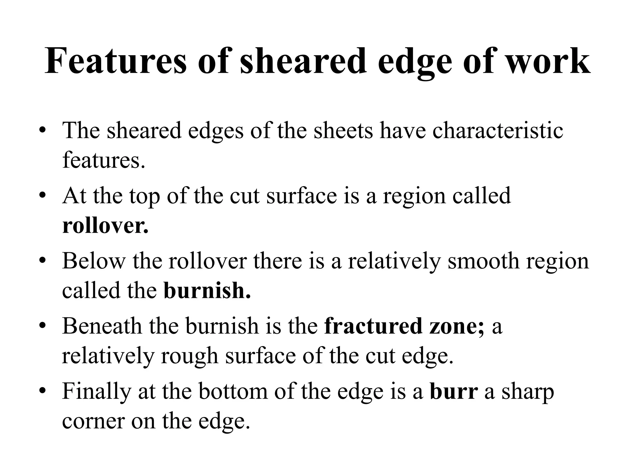 Cutting operations | PPTX