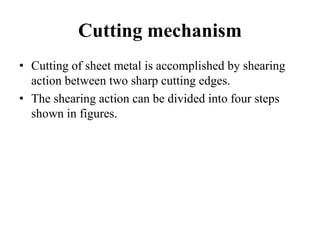 Cutting operations | PPTX