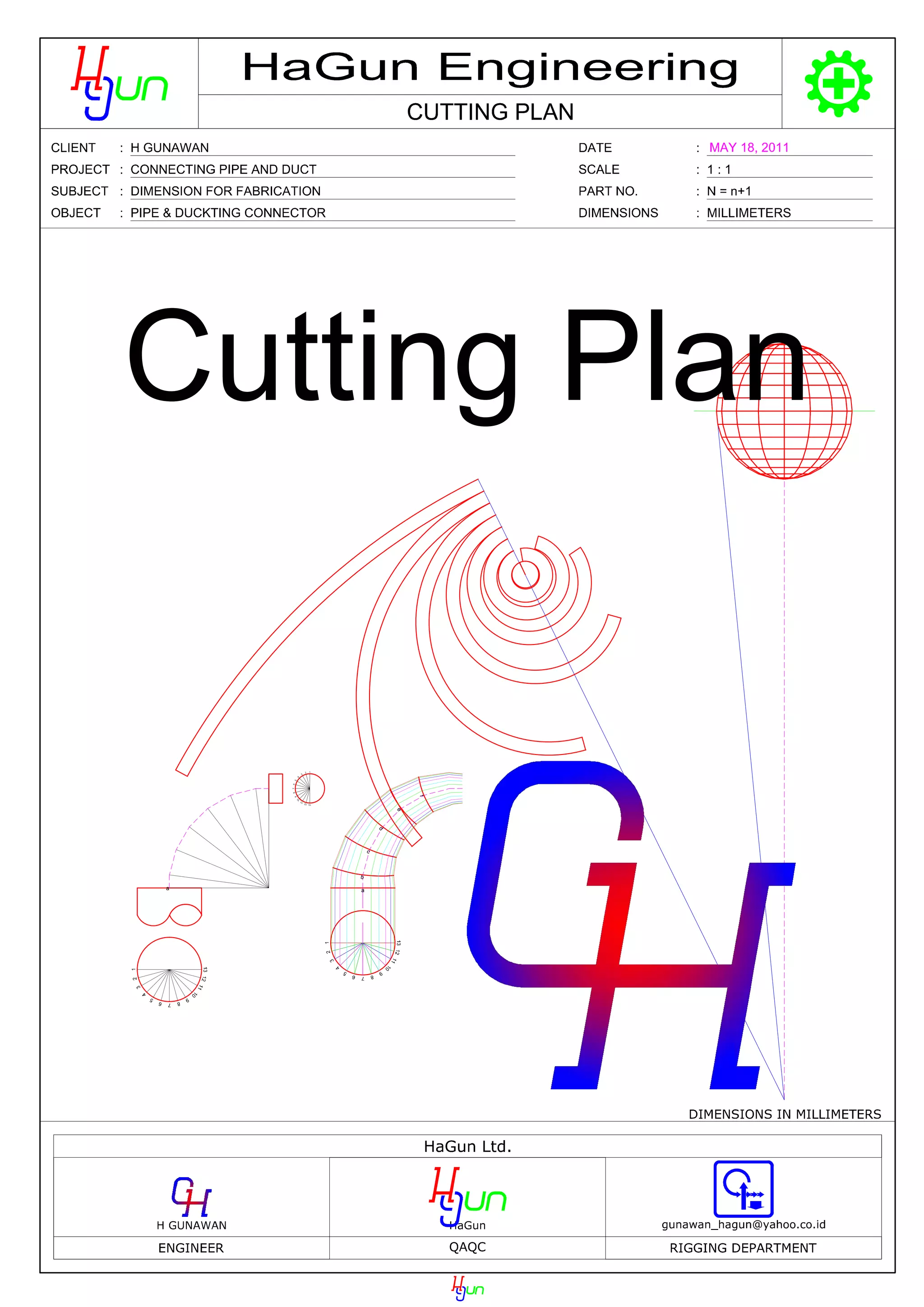 Cutting p lan pipe & ducting | PDF