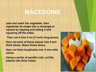 CUTTING PROCESS.pptx | Cooking | Food & Drink