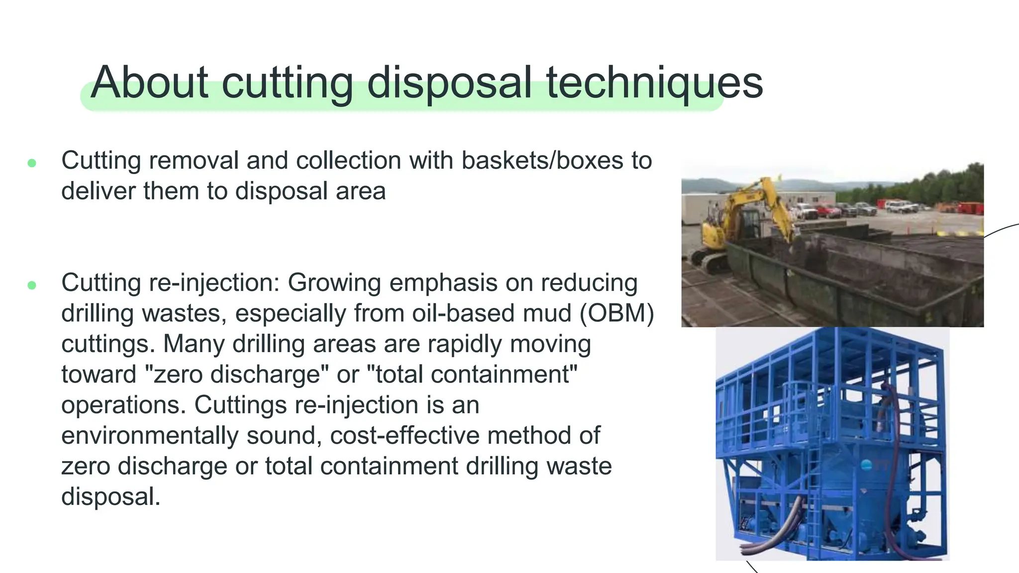 Drilling cutting disposal | PPTX