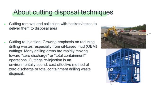 Drilling cutting disposal | PPTX