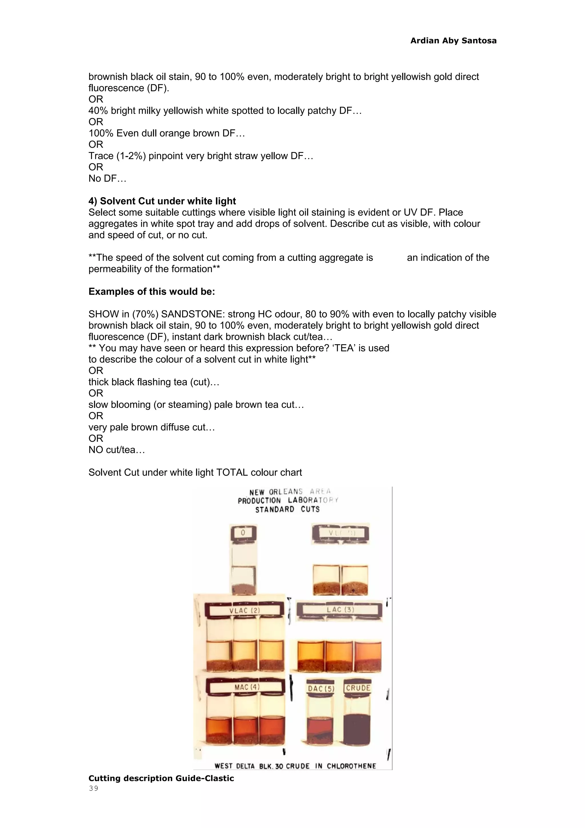 Cuttings descriptions-clastic | PDF