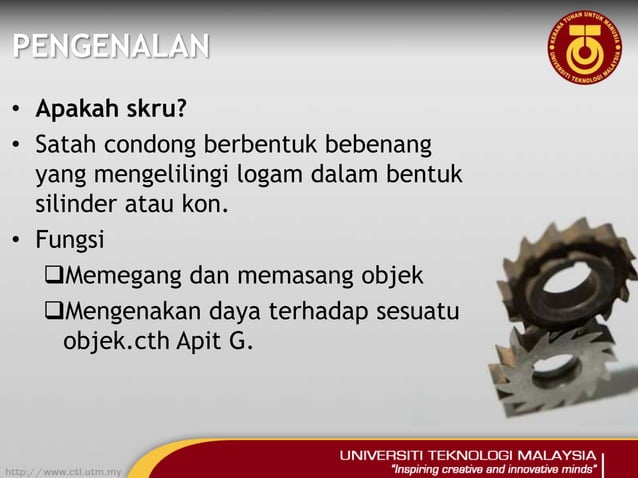 Cutting screw threads | PPT