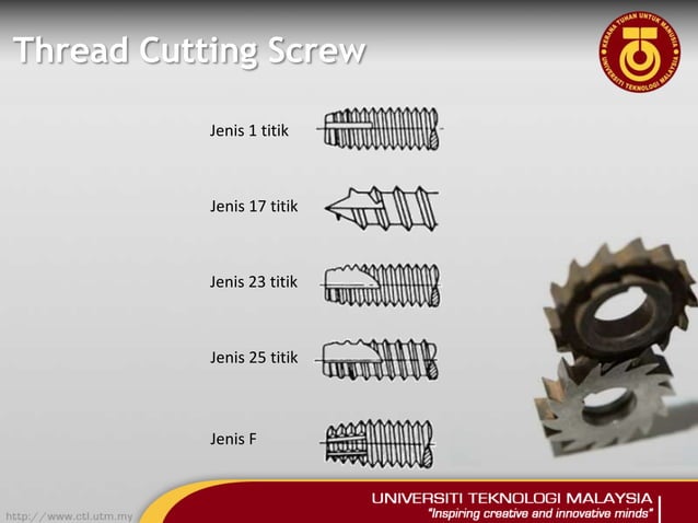 Cutting screw threads | PPT