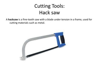 Cutting smoothing planning shaping | PPTX