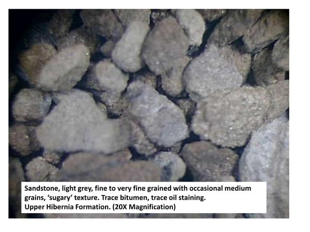 Rock Cuttings from the Hibernia Field | PPT