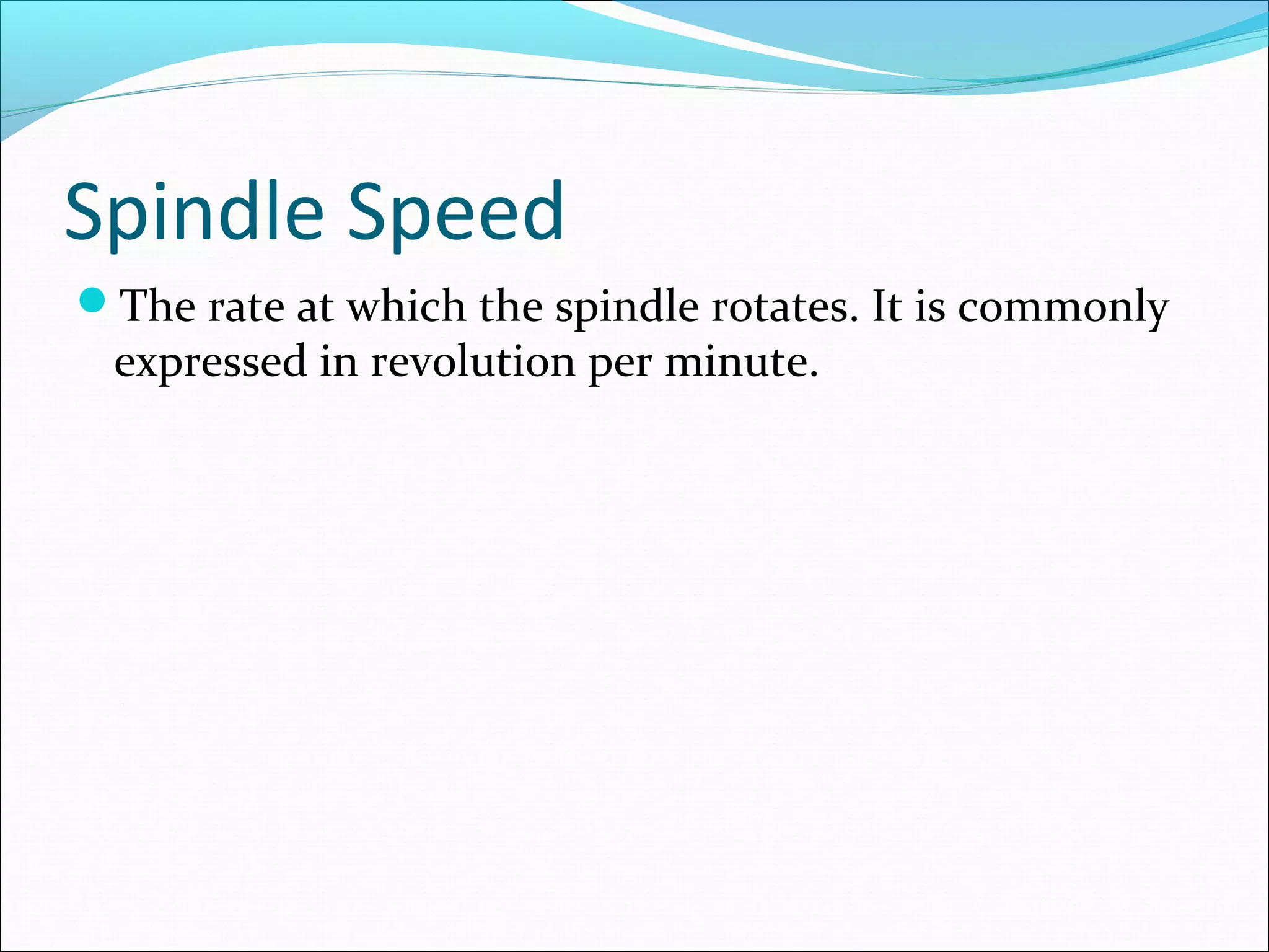 Cutting speed and feed | PPT