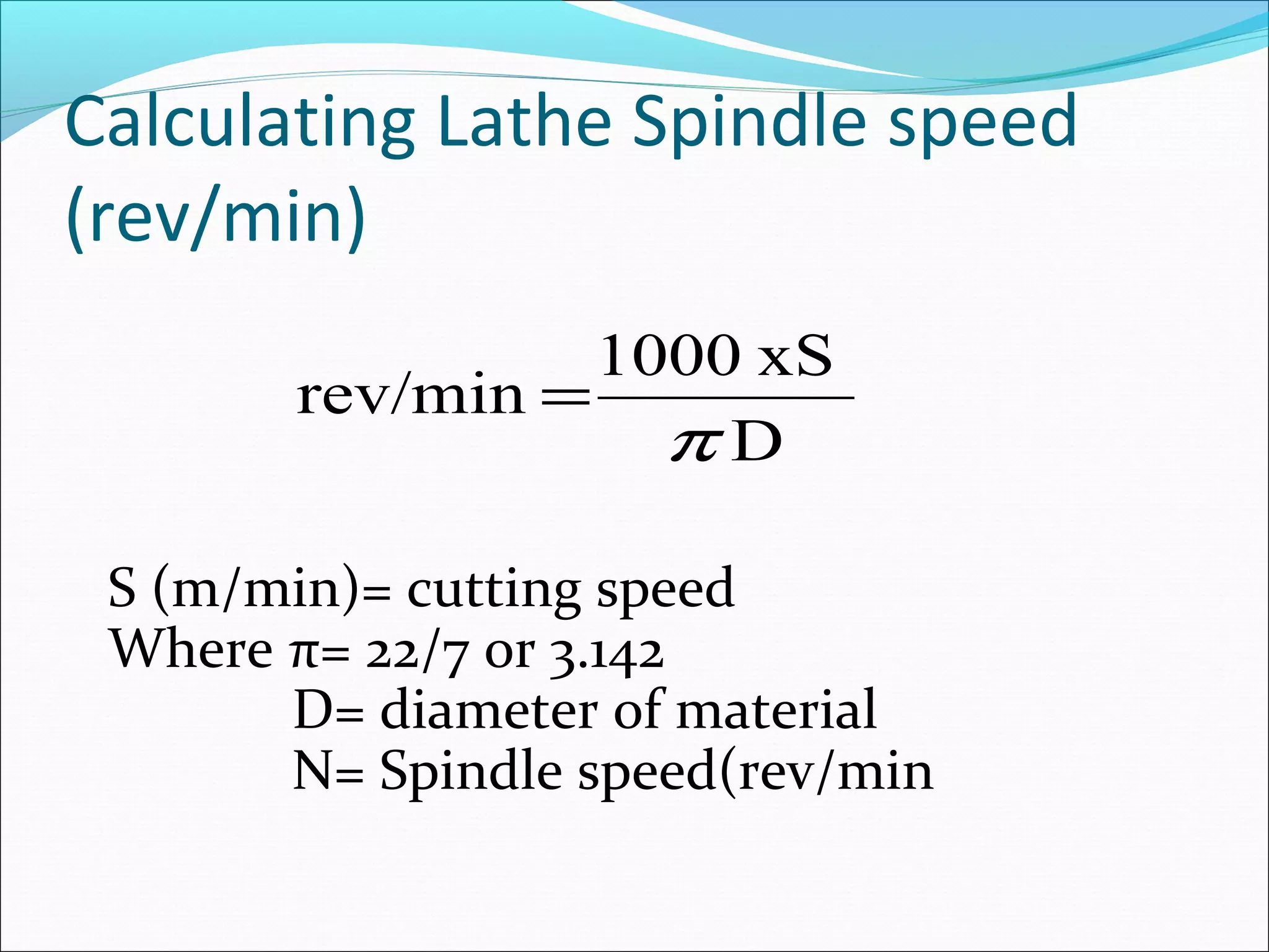 Cutting speed for turning | PPT