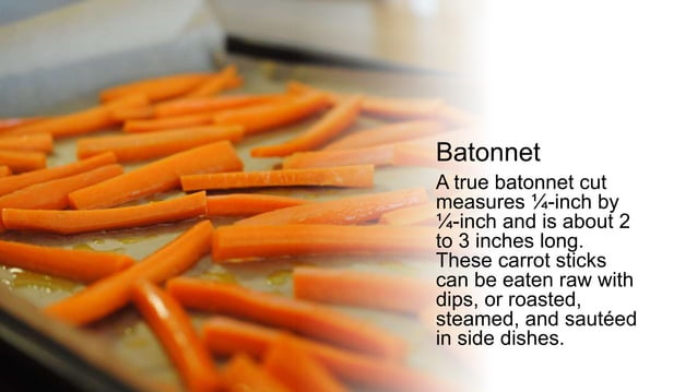 cutting techniques.pptx | Cooking | Food & Drink