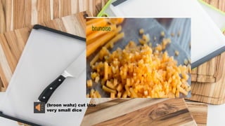 Learnabout the basic cutting techniques ppts | PPT