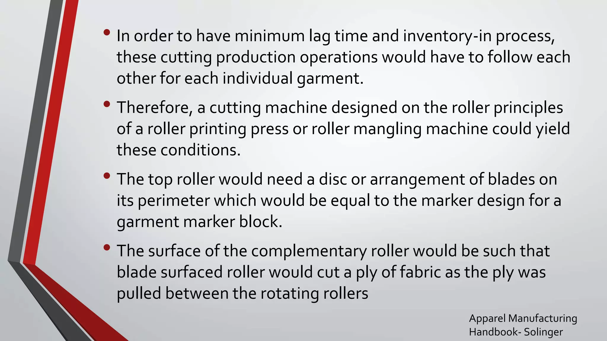 Cutting technology in garment industry | PPTX