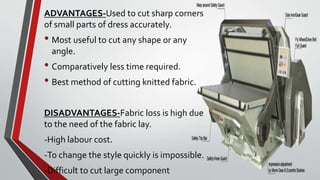 Cutting technology in garment industry | PPTX