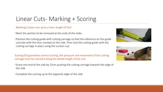 Cutting Thin Tiles Advice | PPTX