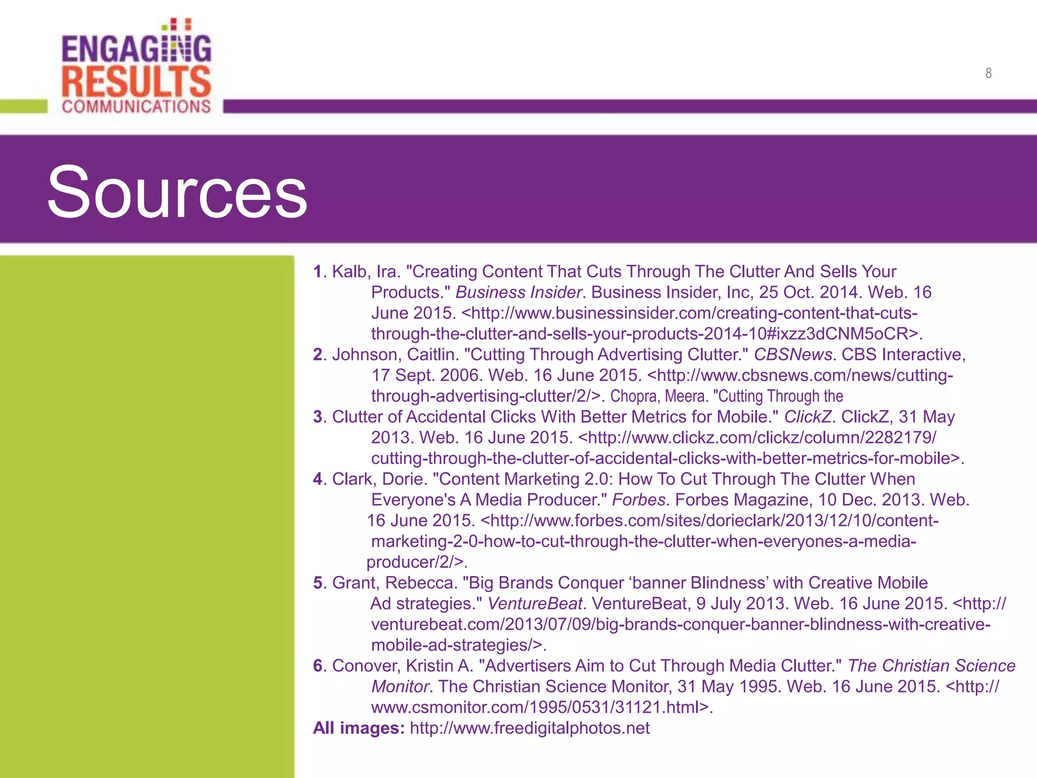 Cutting Through the Clutter in Mobile Advertising | PPTX