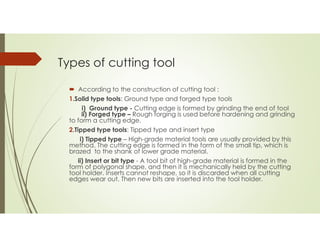 Cutting tool_0.pdf detels about cutting tools and the information | PDF