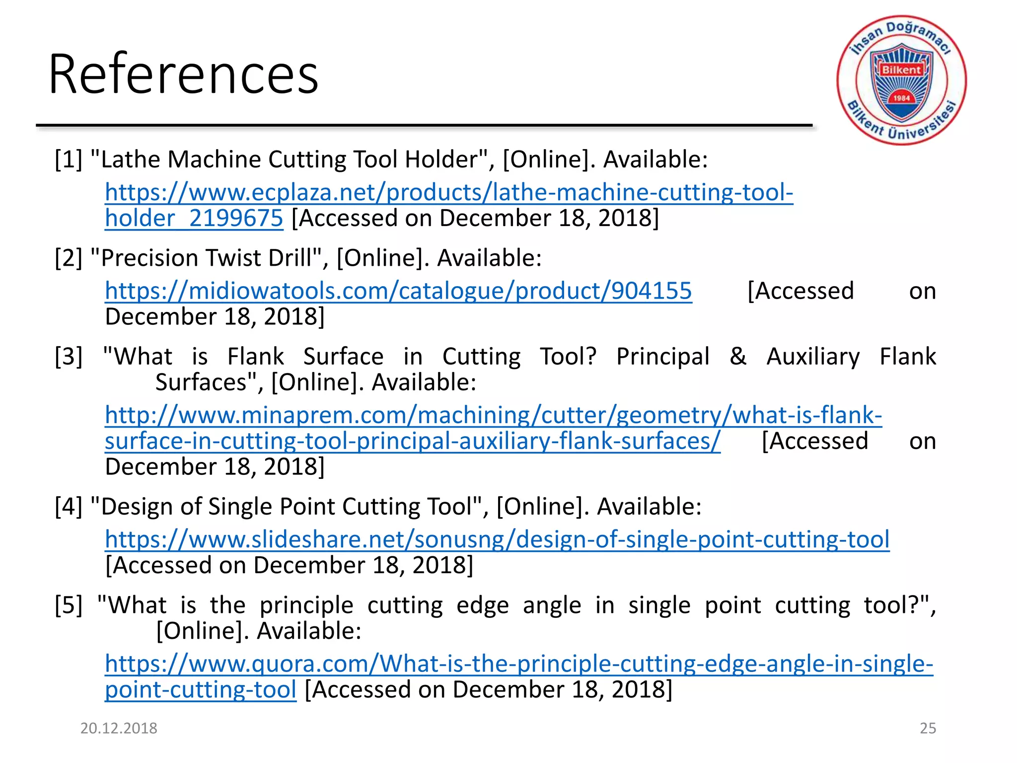 Cutting tool geometry | PPTX