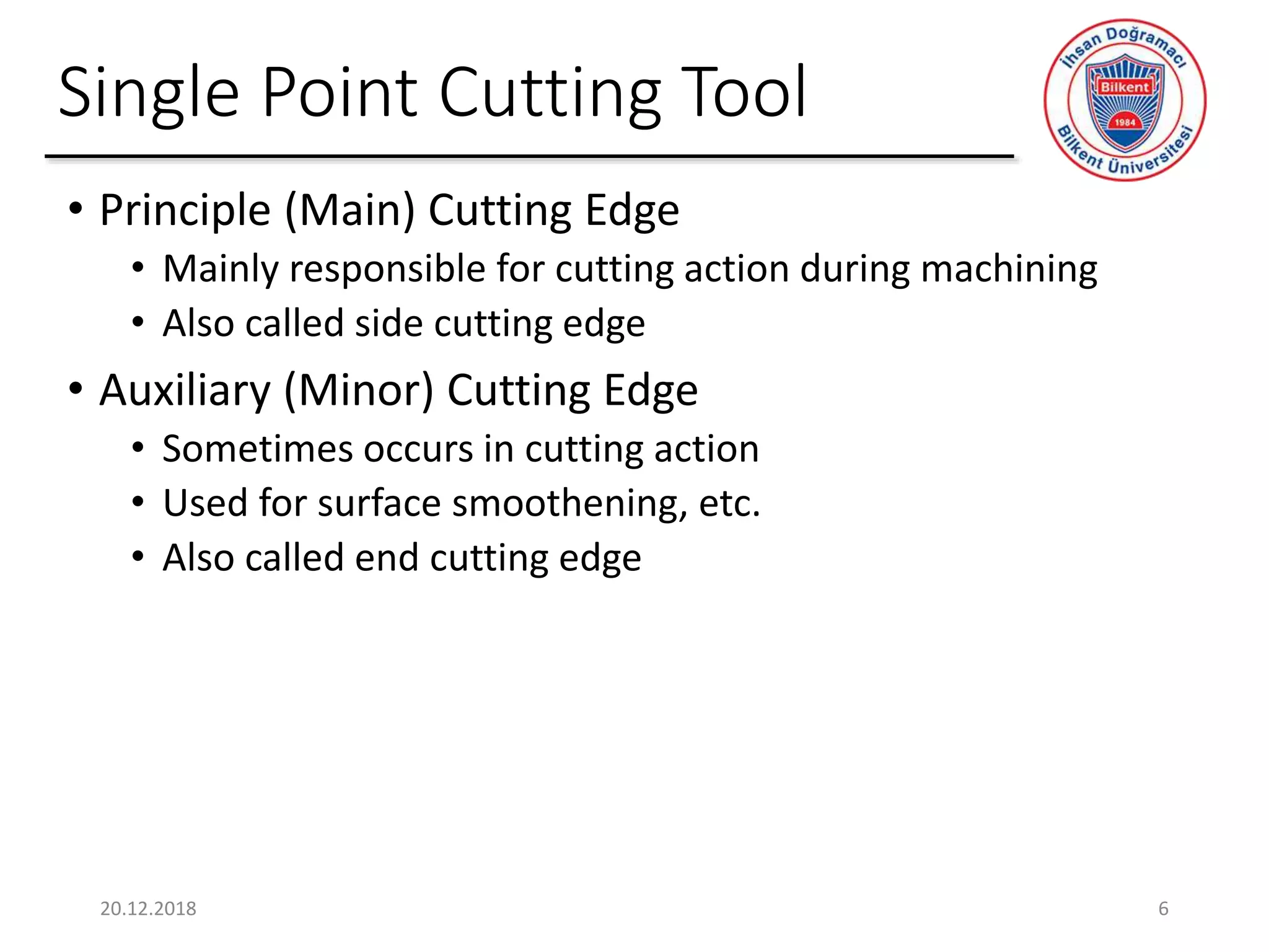 Cutting tool geometry | PPTX