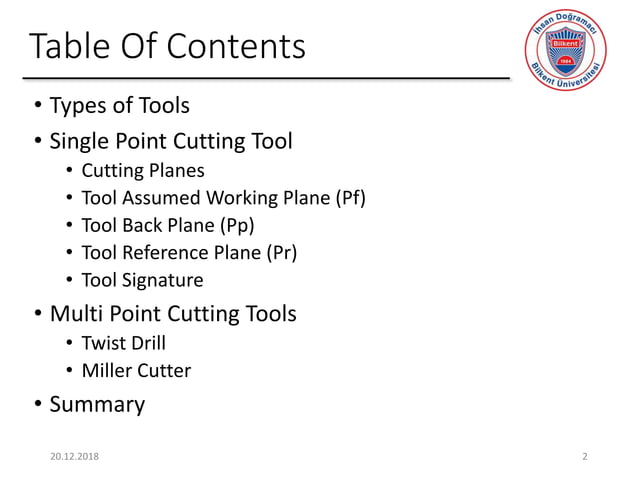 Cutting tool geometry | PPTX