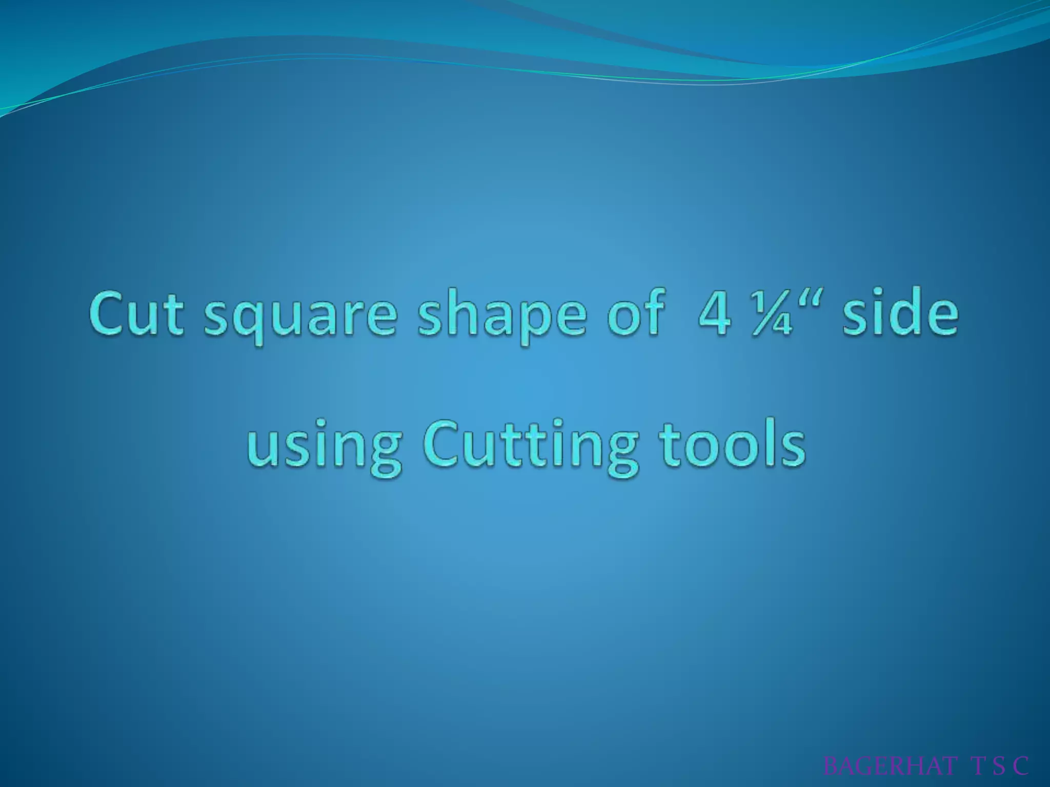 Cutting tools | PPTX